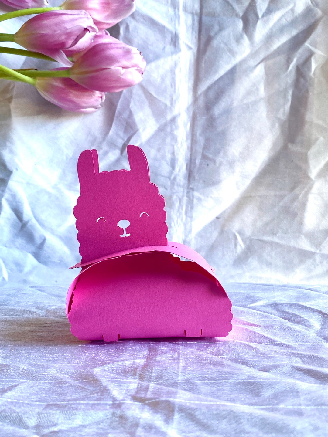 Llama Box Template DIY Gift Box Treat SVG for Easter Party Favor Box ...