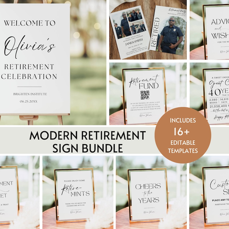 Retirement Signs - Etsy