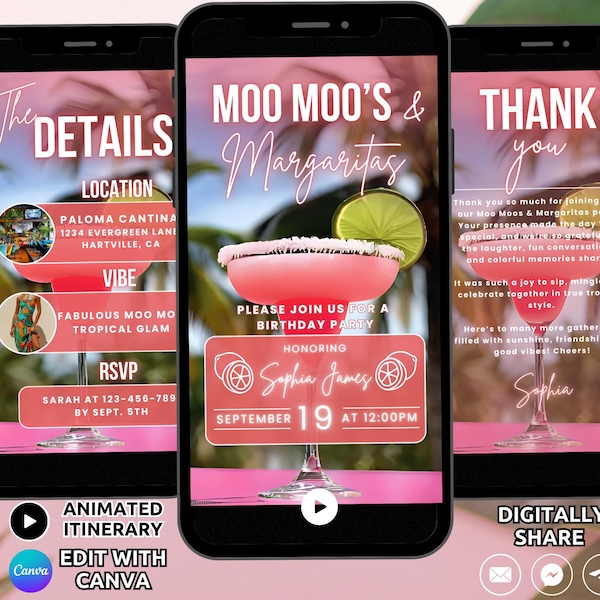 Moo Moo and Margarita Party - Etsy