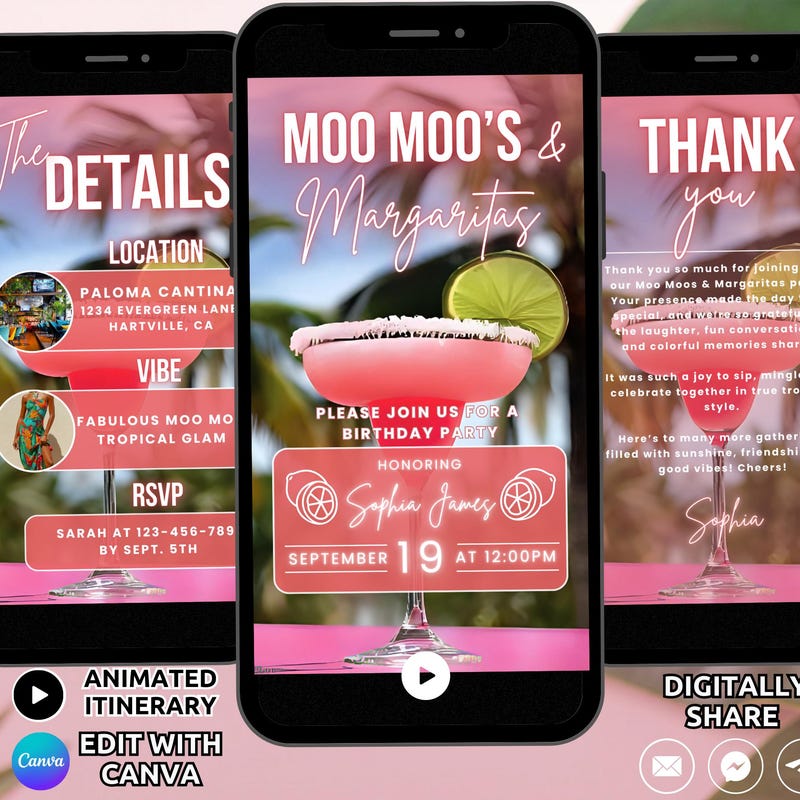 Moo Moos and Margs Invite - Etsy UK