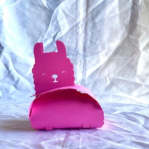 Llama Box Template DIY Gift Box Treat SVG for Easter Party Favor Box ...