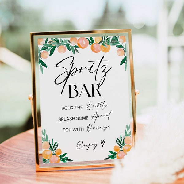 Aperol Spritz Themed Bridal Shower - Etsy