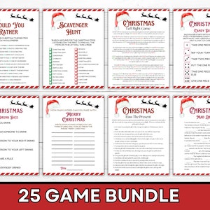 Christmas Game Bundle, Christmas Party Games, Family Christmas Games ...