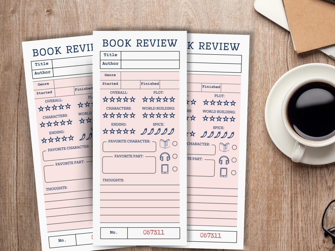 Book Review Bookmark Template, Book Club Discussion Game Bookmark, Book ...