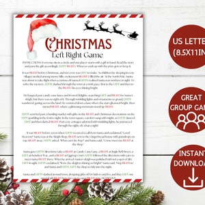Left Right Christmas Game, Fun Christmas Party Pass the Present Game ...
