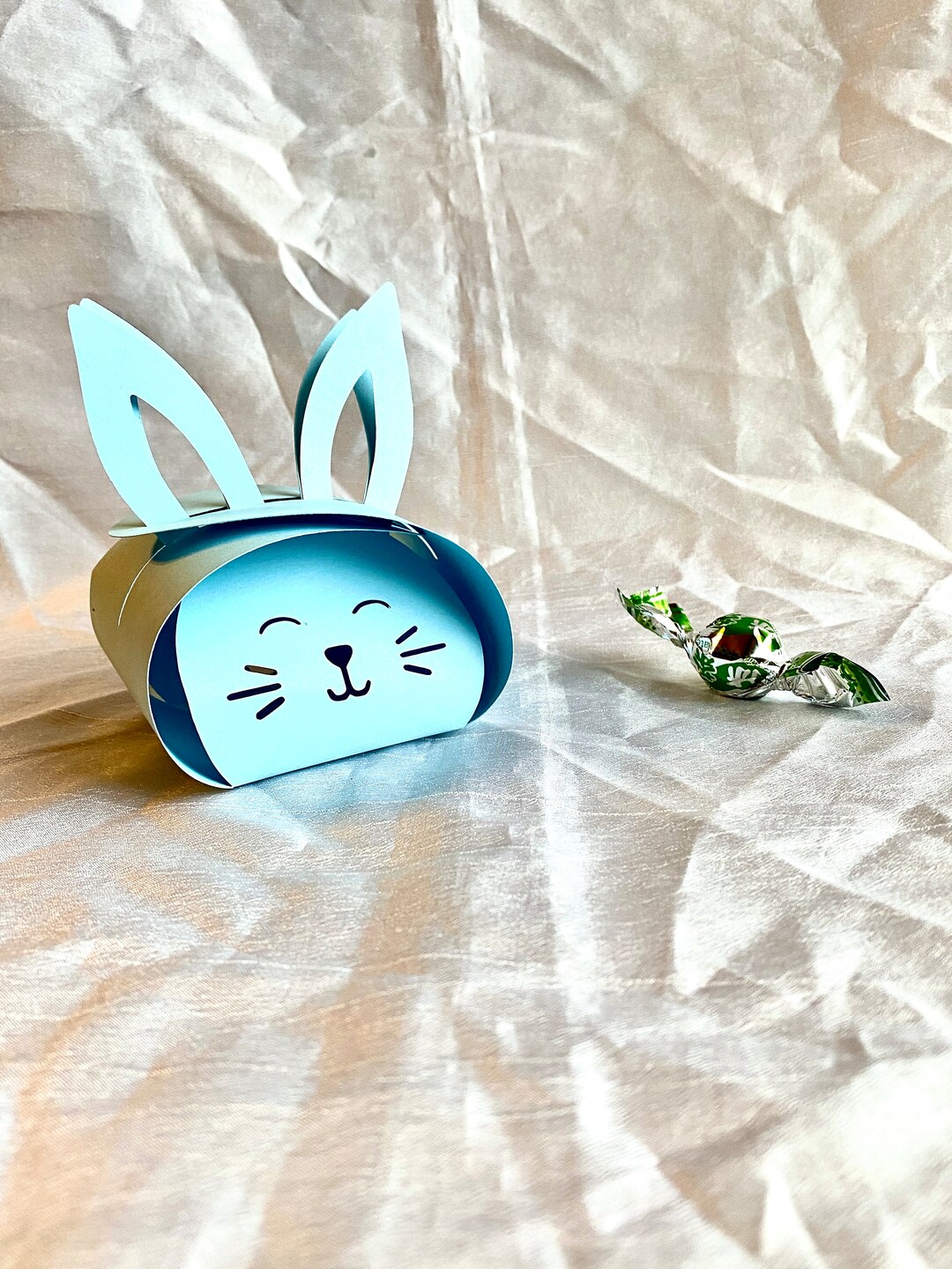 Easter Bunny Treat Box Template DIY Gift Box SVG for Easter - Etsy