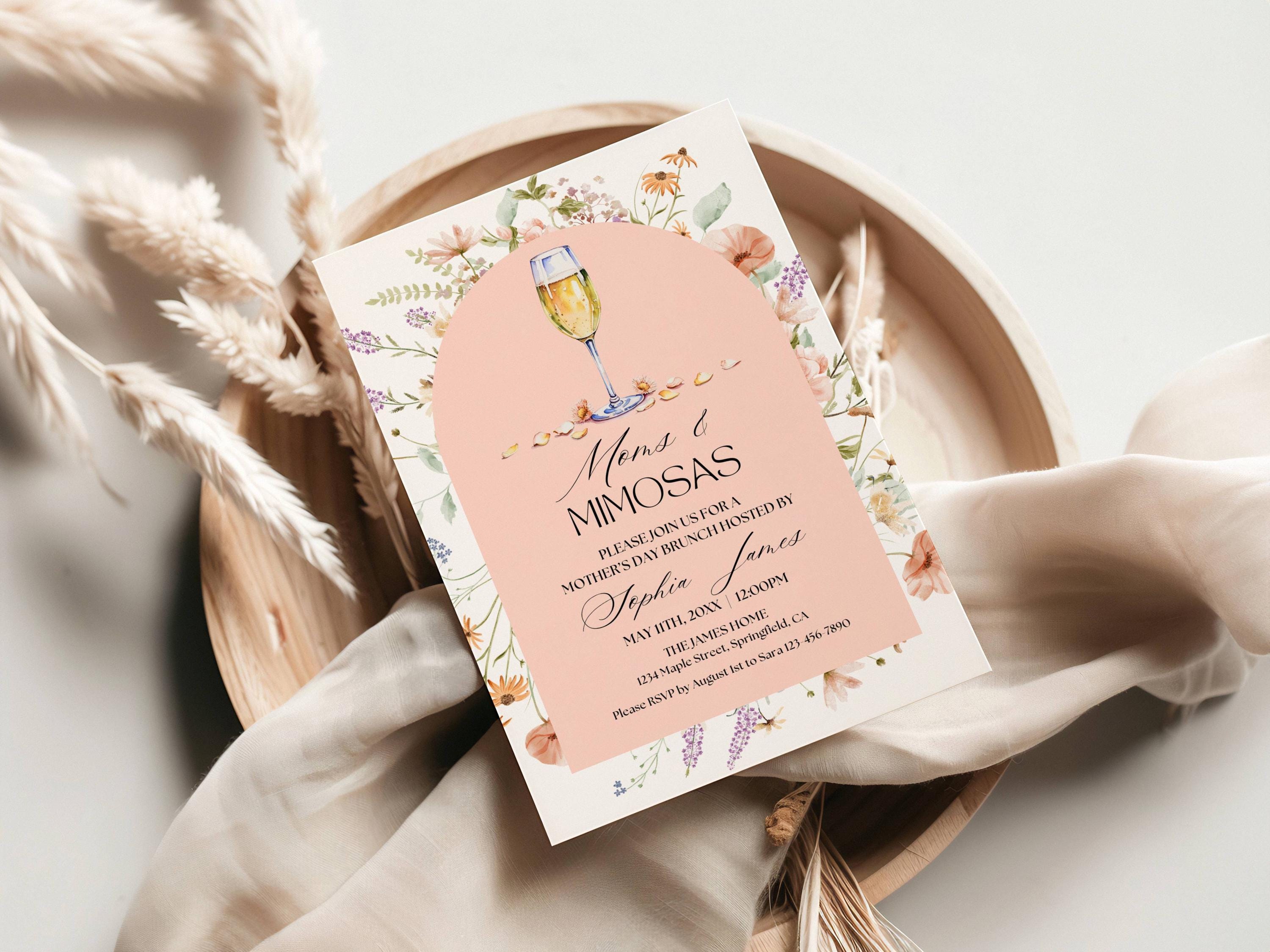 Mother's Day Brunch Invitation Template, Mothers Day Party Invite, Moms ...