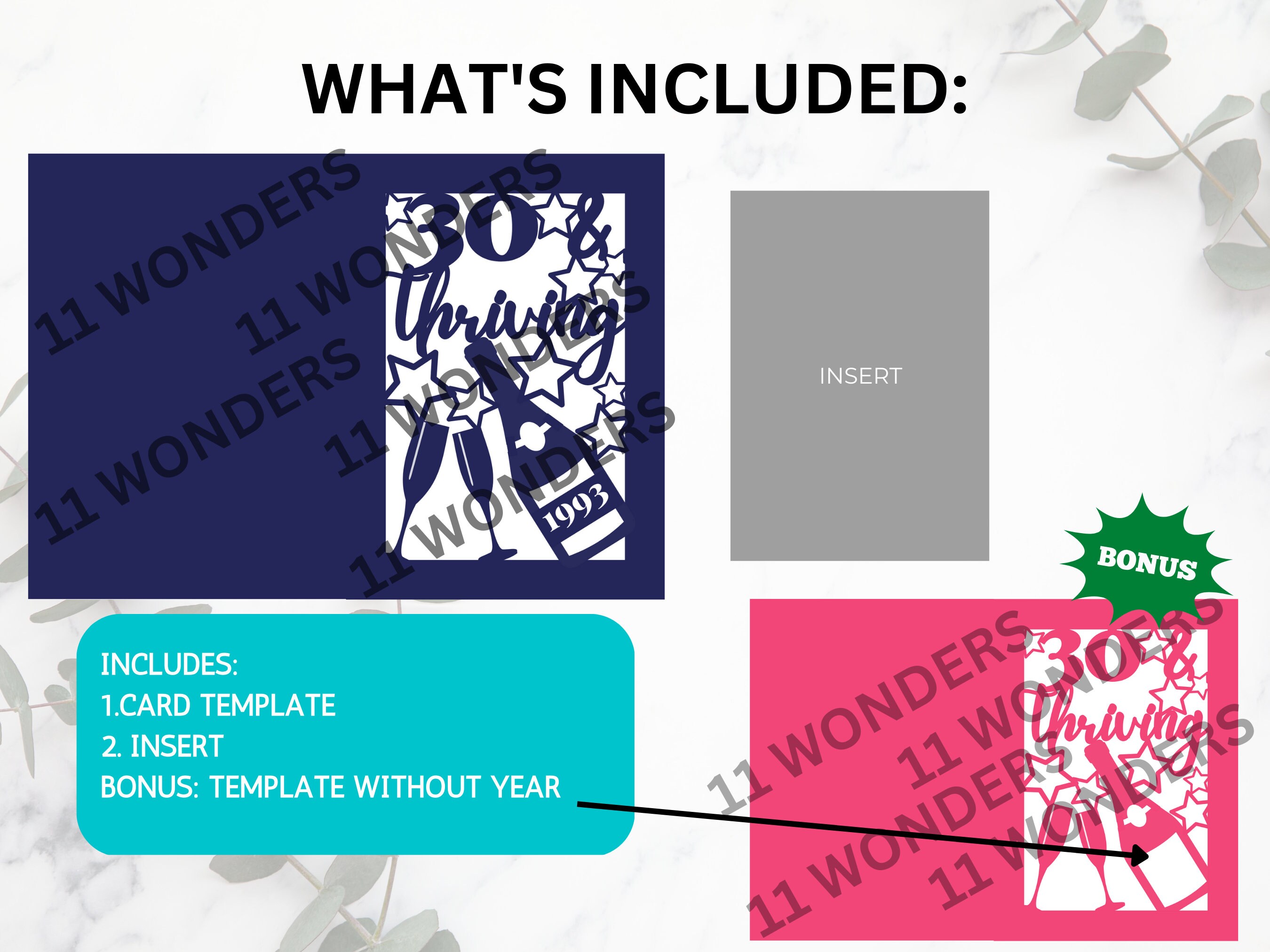 30 and Thriving Birthday Card Template Happy 30th Birthday - Etsy