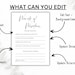 Graduation Advice and Wishes Card Template, Modern Grad Party Words of ...
