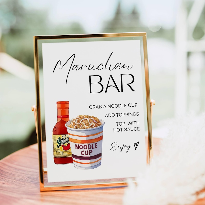 Quinceanera Maruchan Sign - Etsy Canada