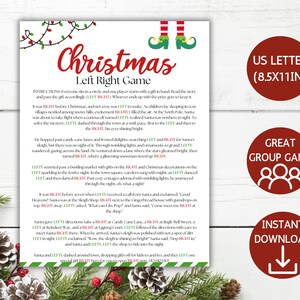 Left Right Christmas Game, Fun Christmas Party Pass the Present Game ...