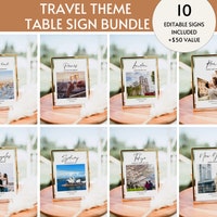 Travel Theme Wedding - Etsy