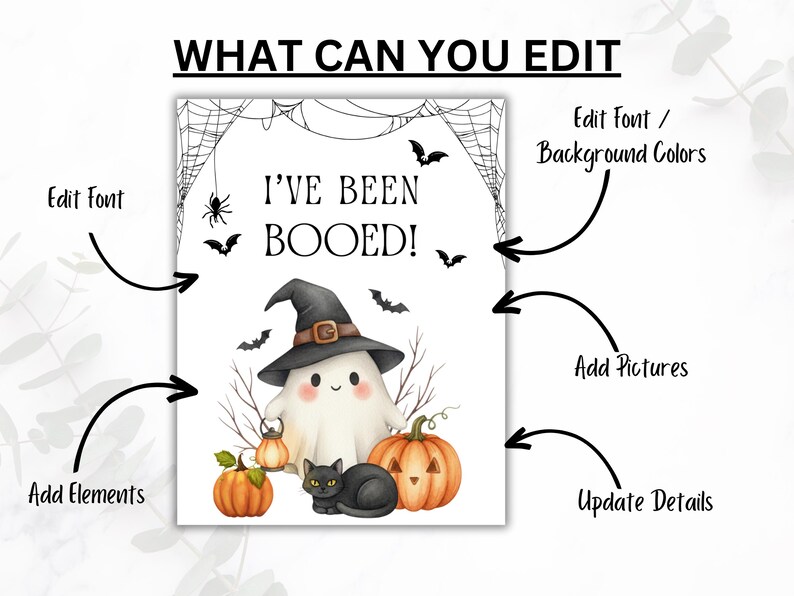 You've Been Booed Printable, We've Been Booed Halloween Game, Booed ...
