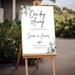 One Day Away Welcome Sign, Wedding Rehearsal Dinner Welcome Sign, the ...