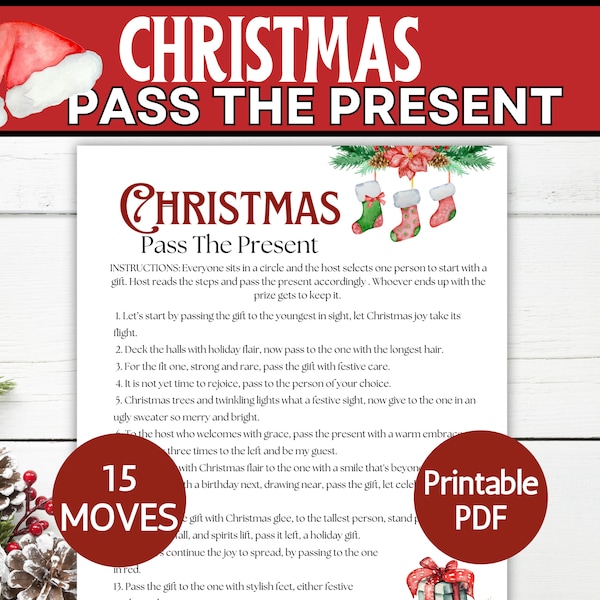 Pass the Gift Game - 60+ Gift Ideas for 2024