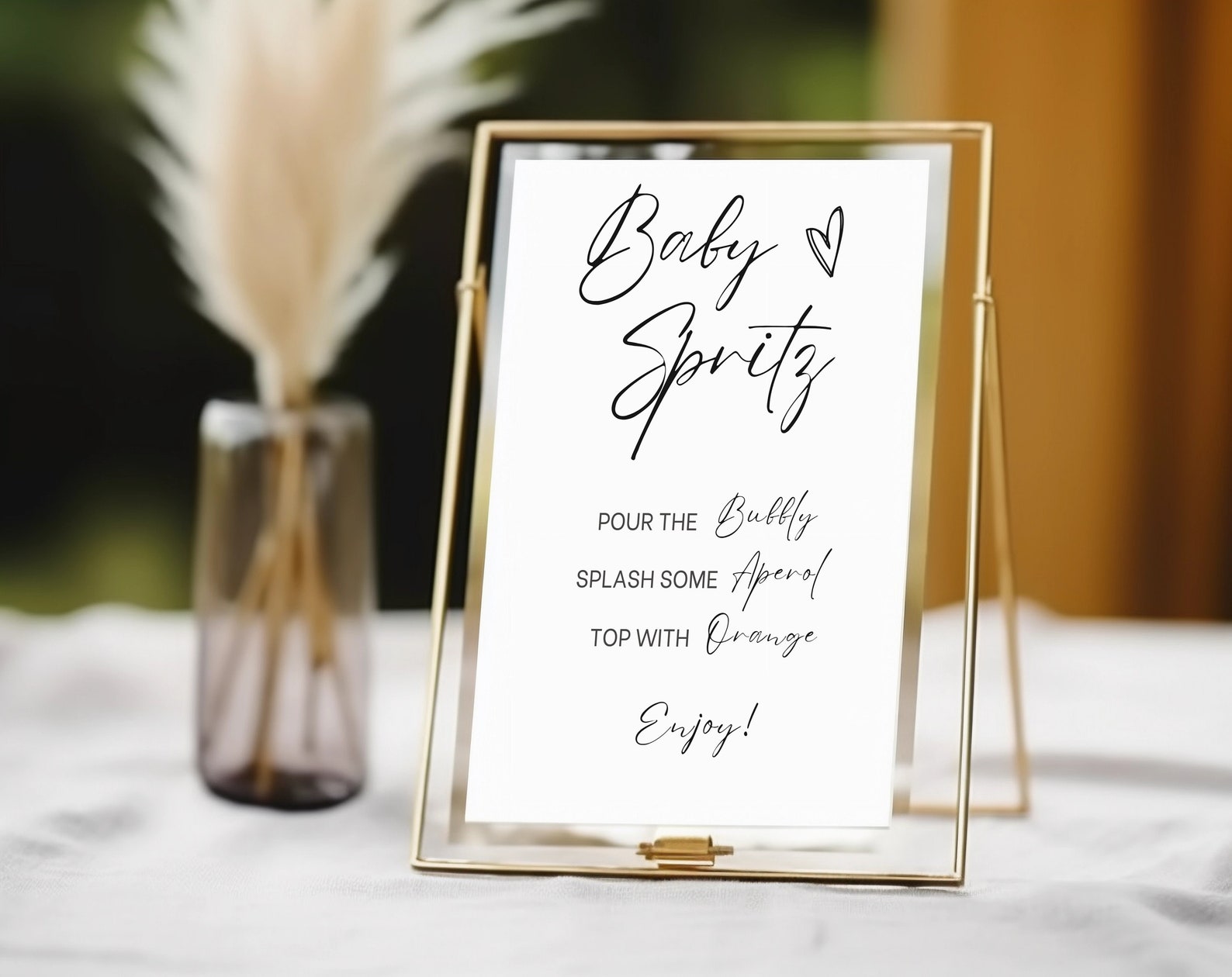Aperol Spritz Bar Sign, Aperol Spritz Cocktail Print, Signature Drink ...