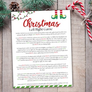 Left Right Christmas Game, Fun Christmas Party Pass the Present Game ...