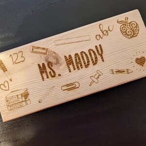 Teacher Appreciation Gift | Personalized Dry Erase Board Eraser ...
