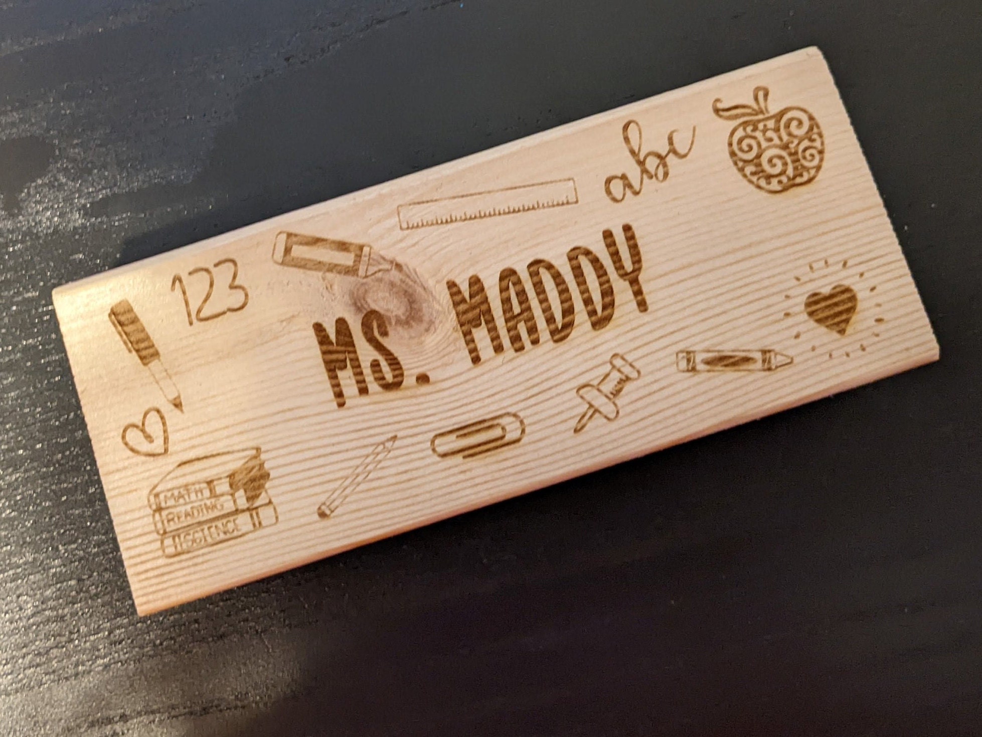 Teacher Appreciation Gift | Personalized Dry Erase Board Eraser ...