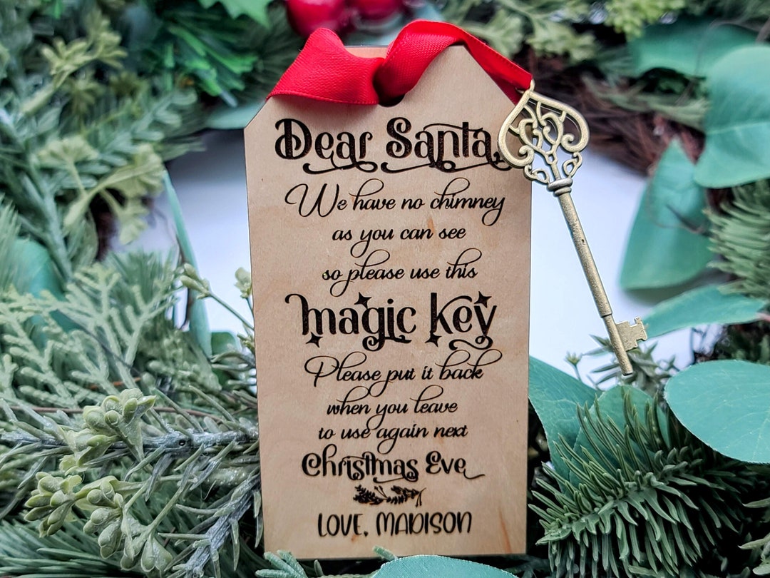 Personalized Santa's Magic Christmas Key | Christmas for Kids ...