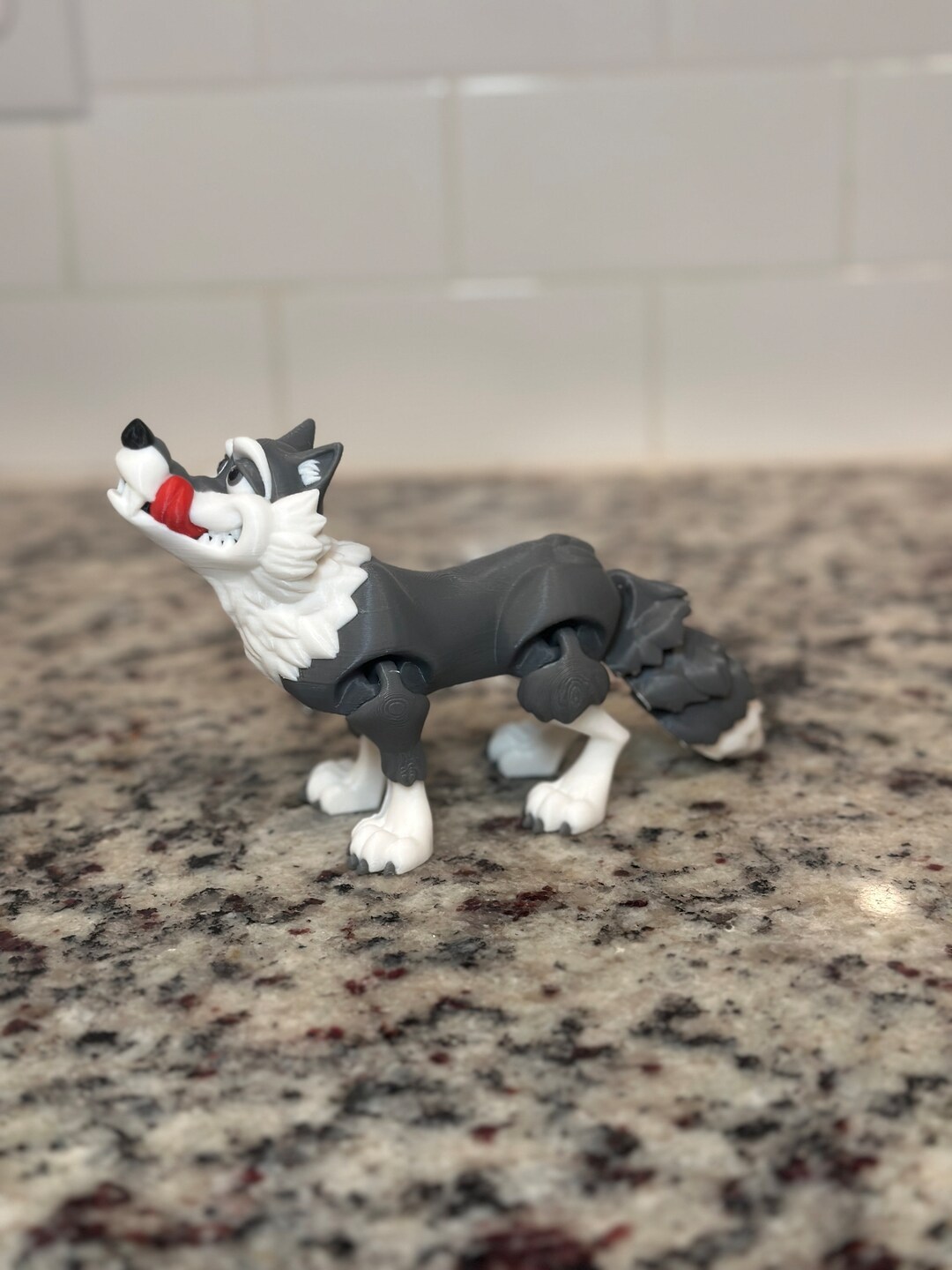 Flexifactory Wolf | 3D Printed Wolf | Wolf Toy - Etsy
