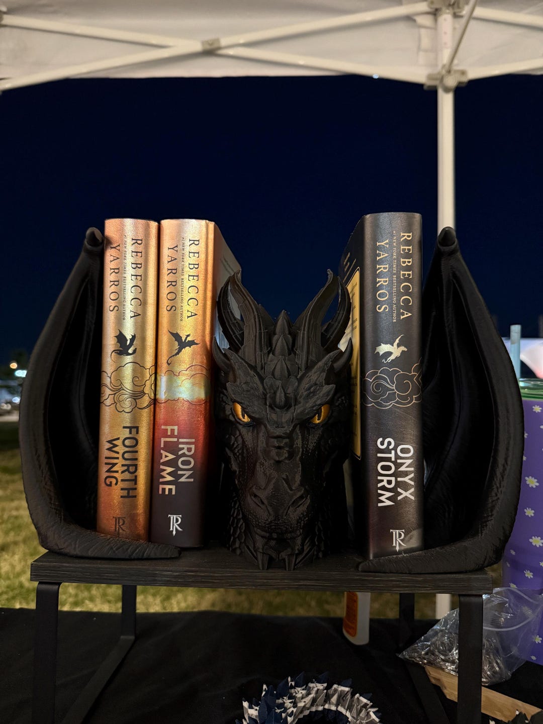 Between the Hoard – Dragon Bookend for Fourth Wing Book Series ...