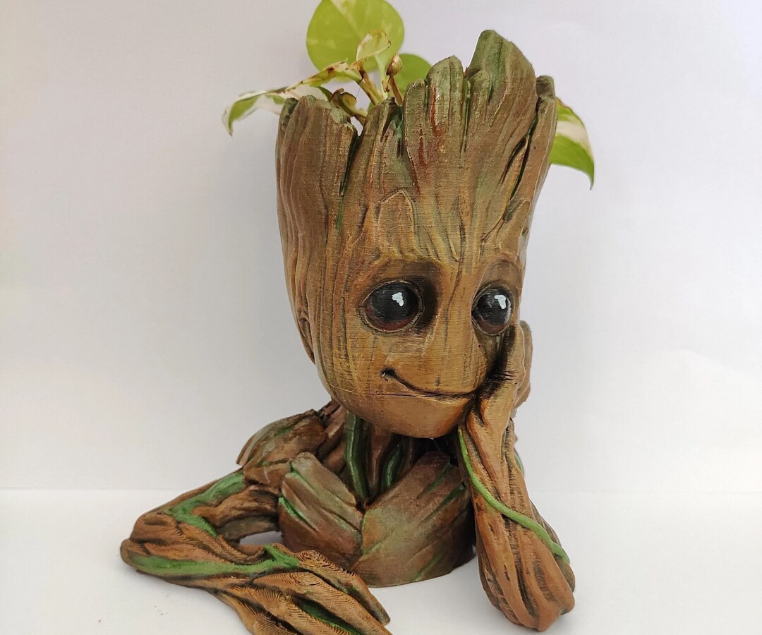 Baby Groot Planter | Succulent Planter | Flower Pot | Indoor Flowers ...