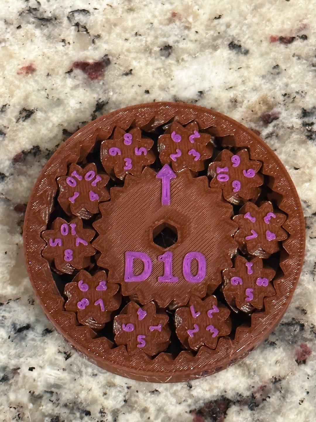 D10 Spinners | Dice Spinner | Fidget Dice - Etsy