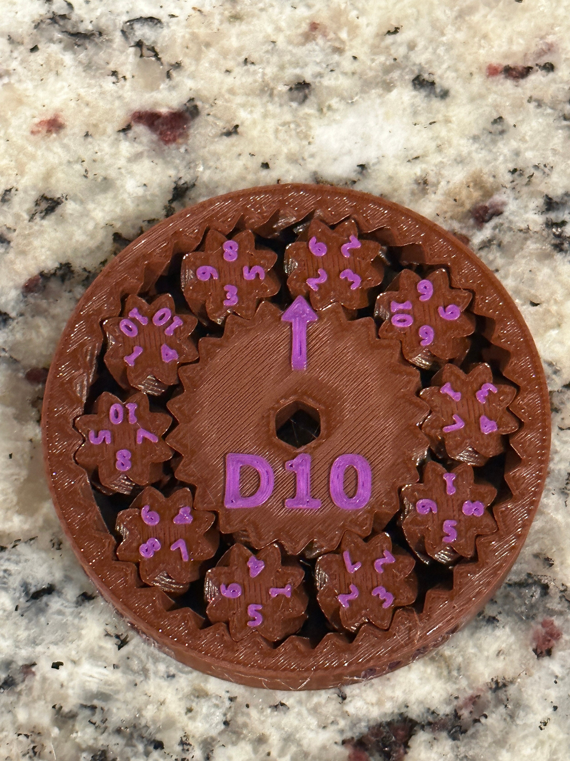 D10 Spinners | Dice Spinner | Fidget Dice - Etsy