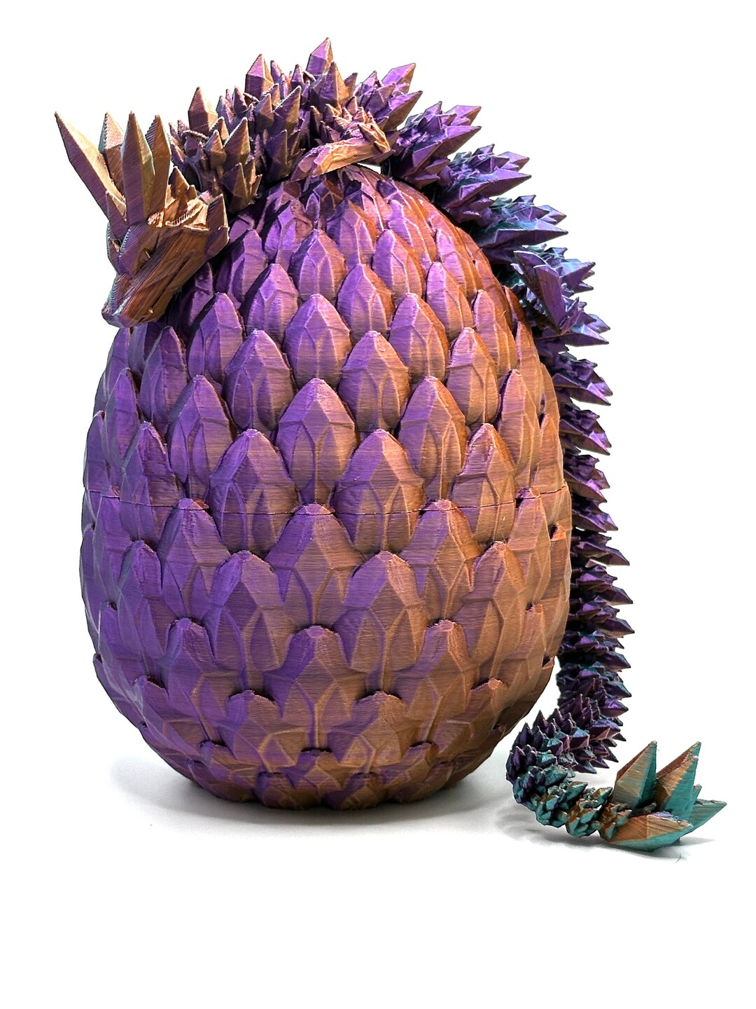 3D Printed Crystal Dragon Egg With Crystal Dragon | Mystery Dragon Egg ...