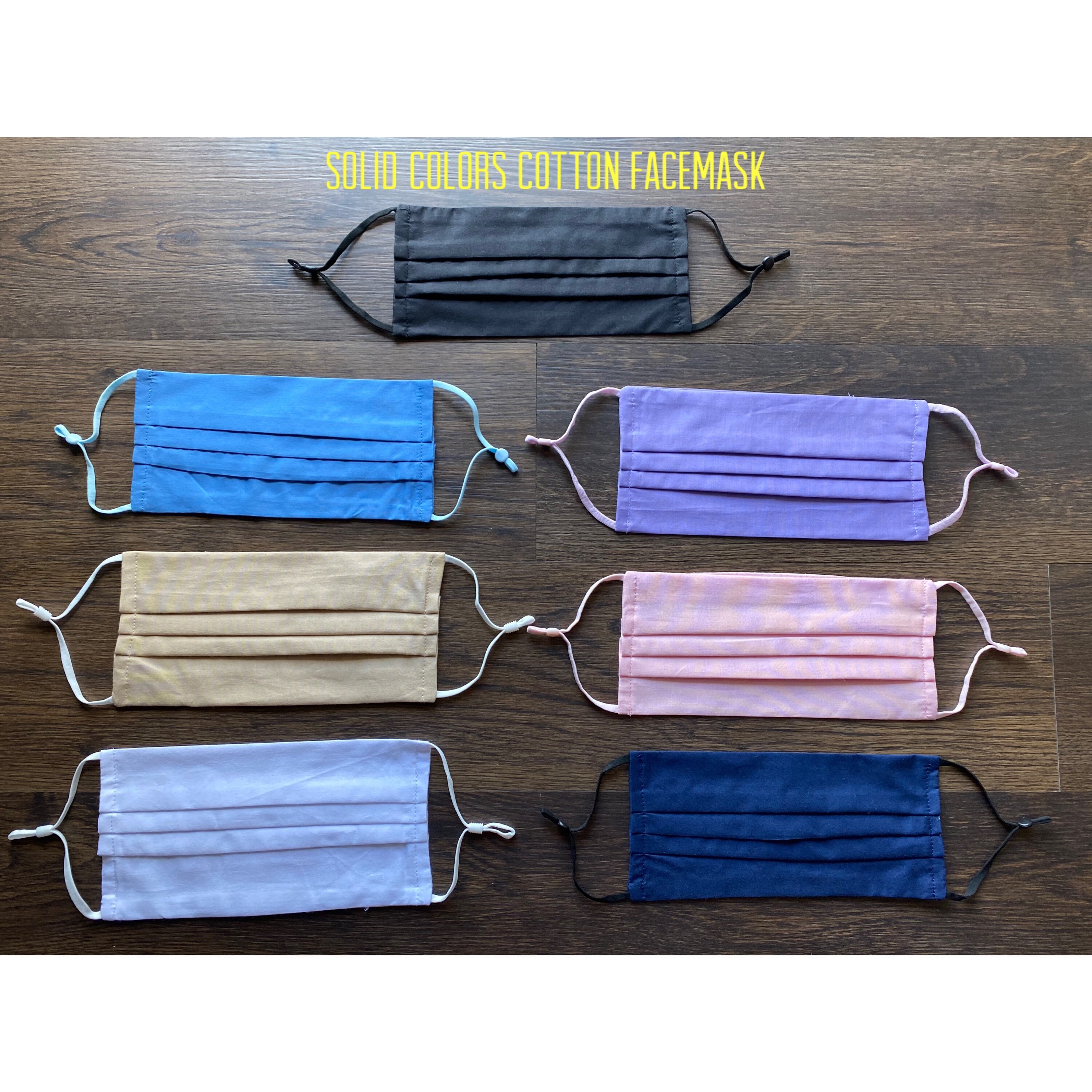 Summer Face-mask Cool Mask Solid Color Face Mask /light Weight - Etsy