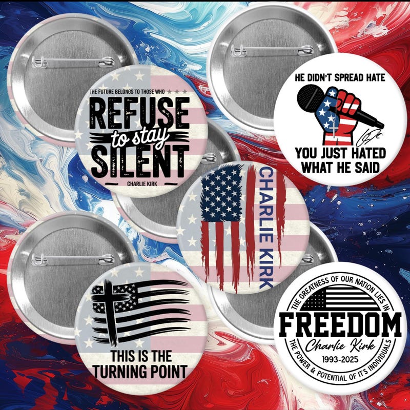 Rip Charlie Kirk Stickers - Etsy