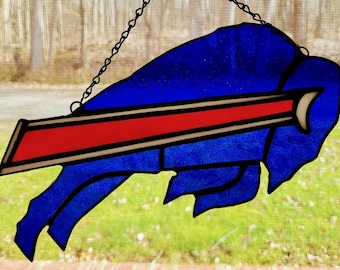 Stained Glass Buffalo Bills - Etsy
