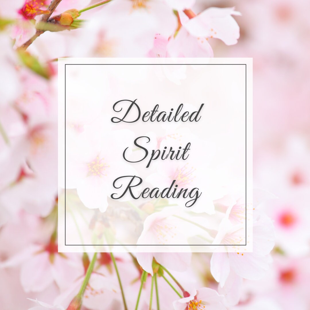 Detailed Spirit Reading - Etsy