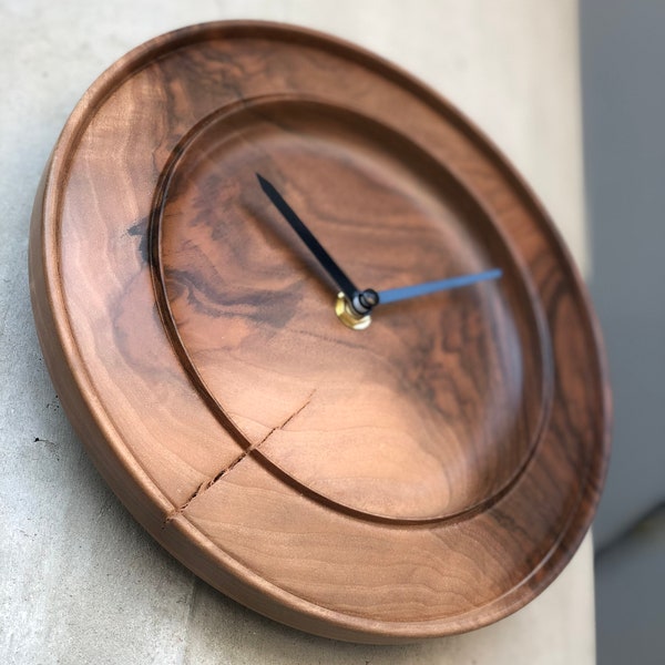 Walnut Clock - Etsy