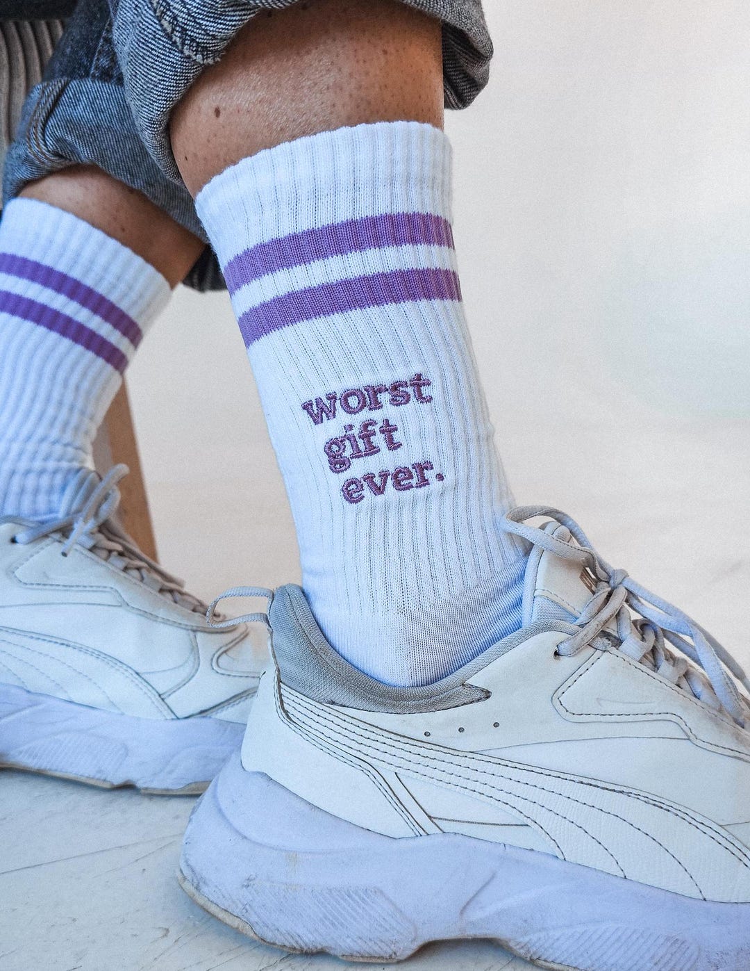Custom Embroidered Socks Custom Anniversary Personalized Gift ...