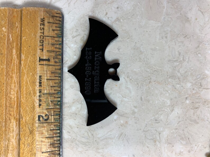 Bat Dog Id Tag, Dog Id Tag Cute, Halloween Bat Dog Tags, Bat Pet Tag ...