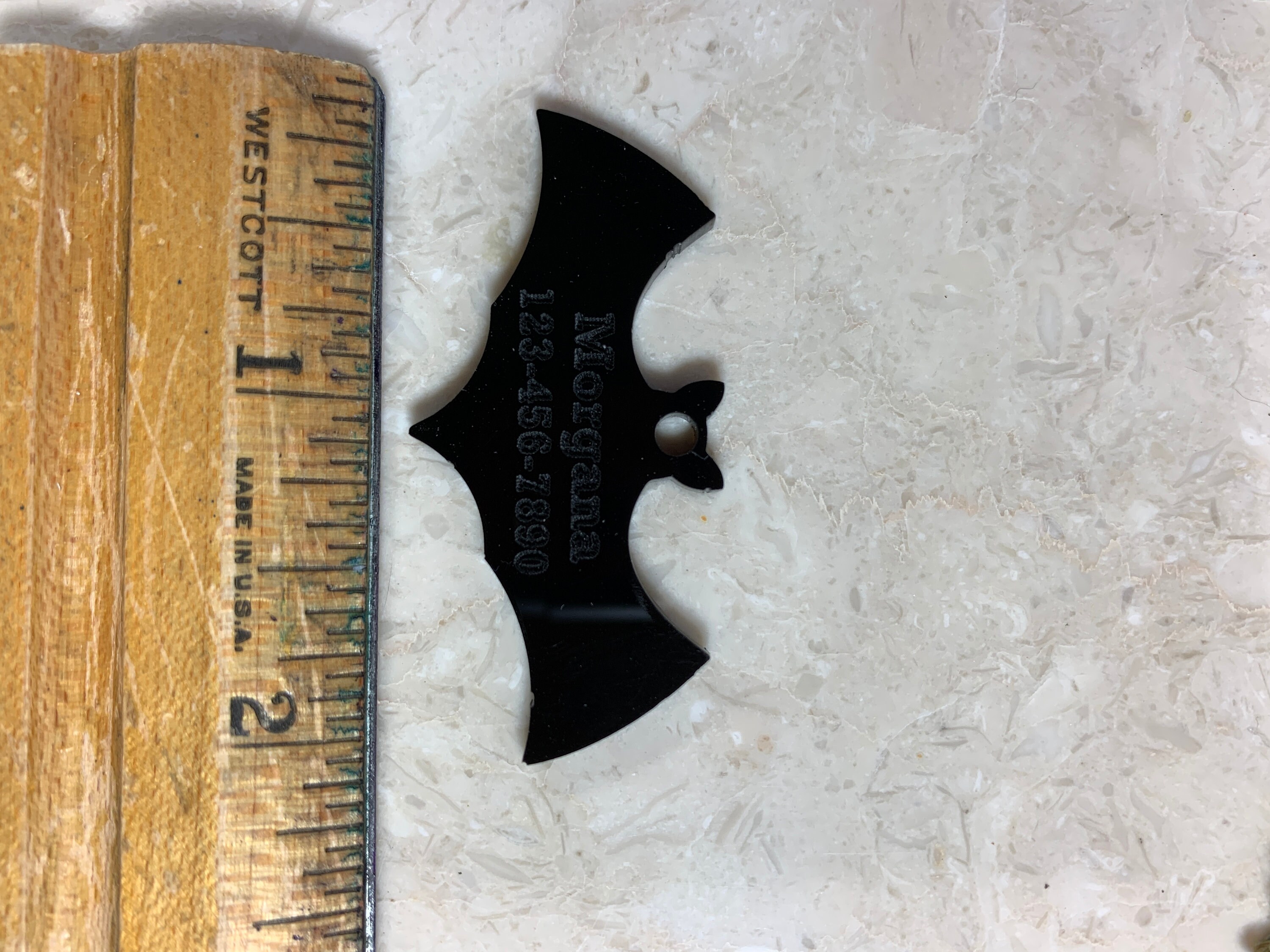 Bat Dog Id Tag, Dog Id Tag Cute, Halloween Bat Dog Tags, Bat Pet Tag ...