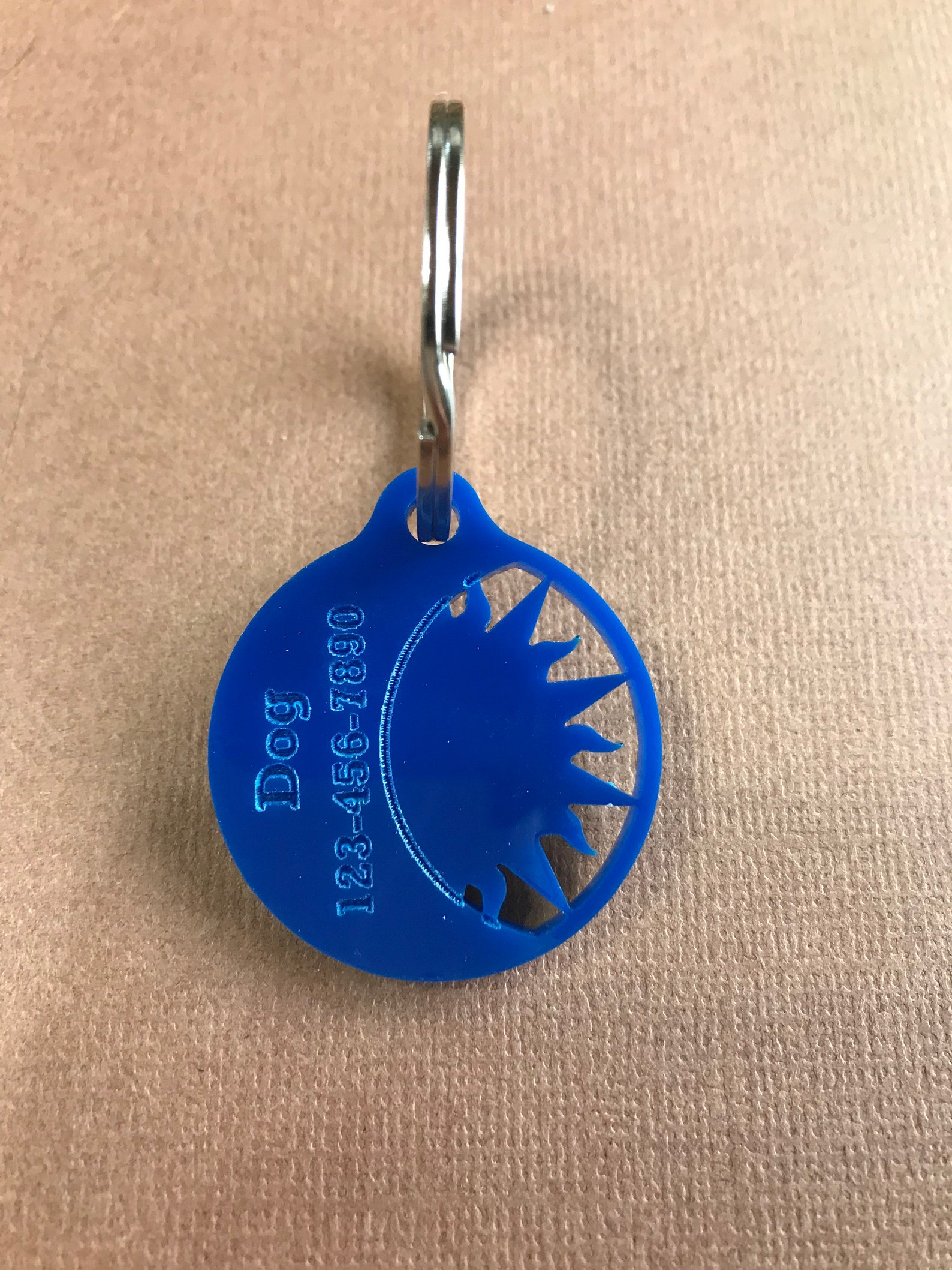 Sun and Moon Dog Tag, Dog Id Tag, Cute Dog Tag, Dog Name Tag, Dog Tags ...