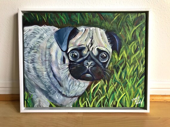 Cute Puppy Beautiful Expressionism Contemporary Wall Art - Etsy