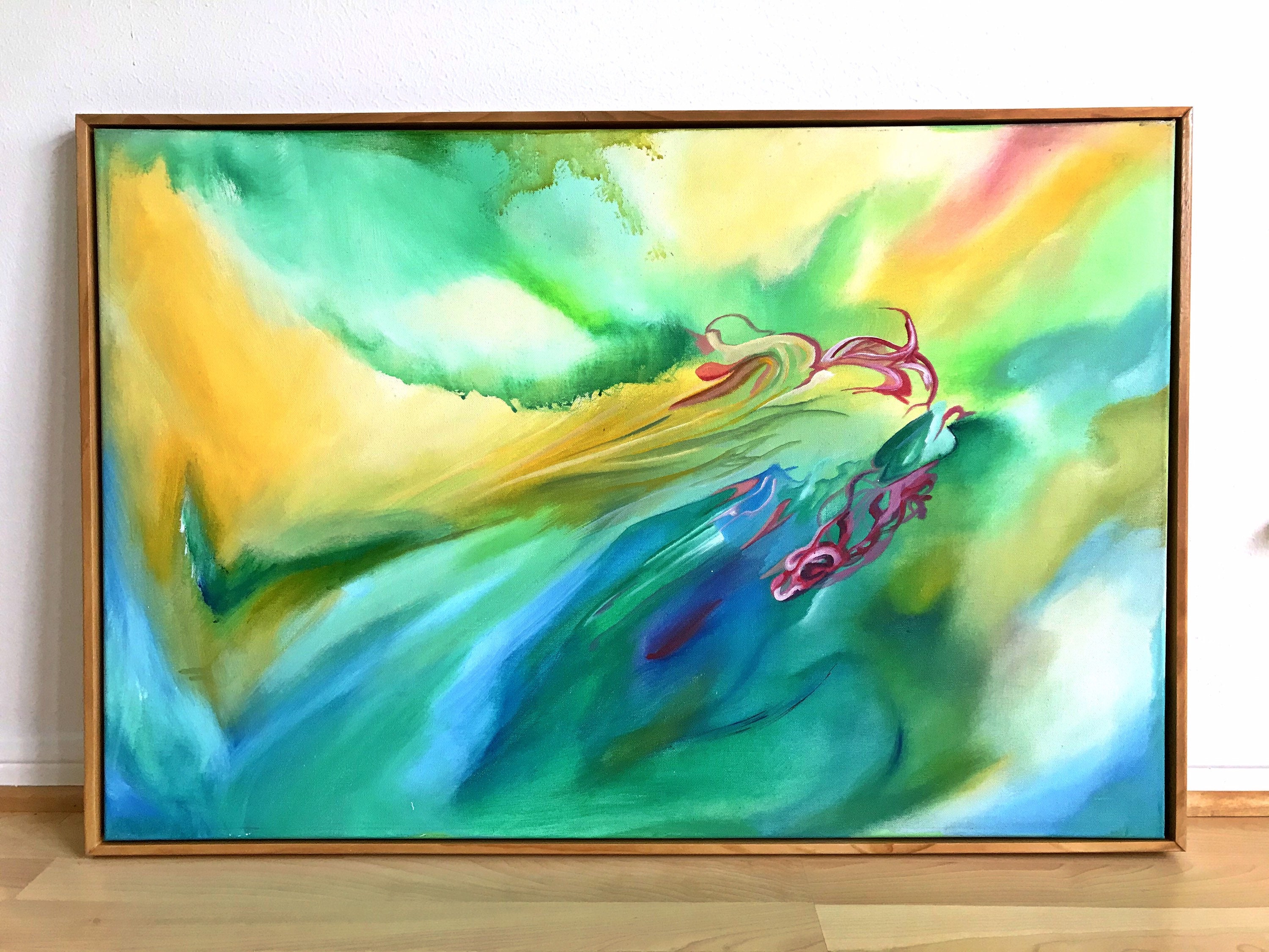 Heart Ejecting the Thorn Expressionism, Contemporary Wall Art, Acrylic ...