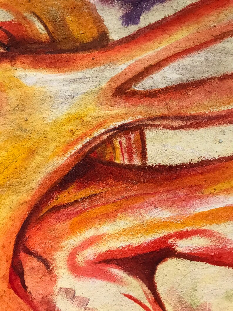 Heart Expressionism Contemporary Wall Art Acrylic - Etsy