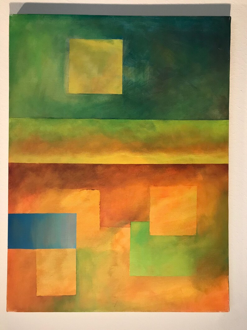 Composition No.8 Sublime Contemporary Wall Art Colorful - Etsy