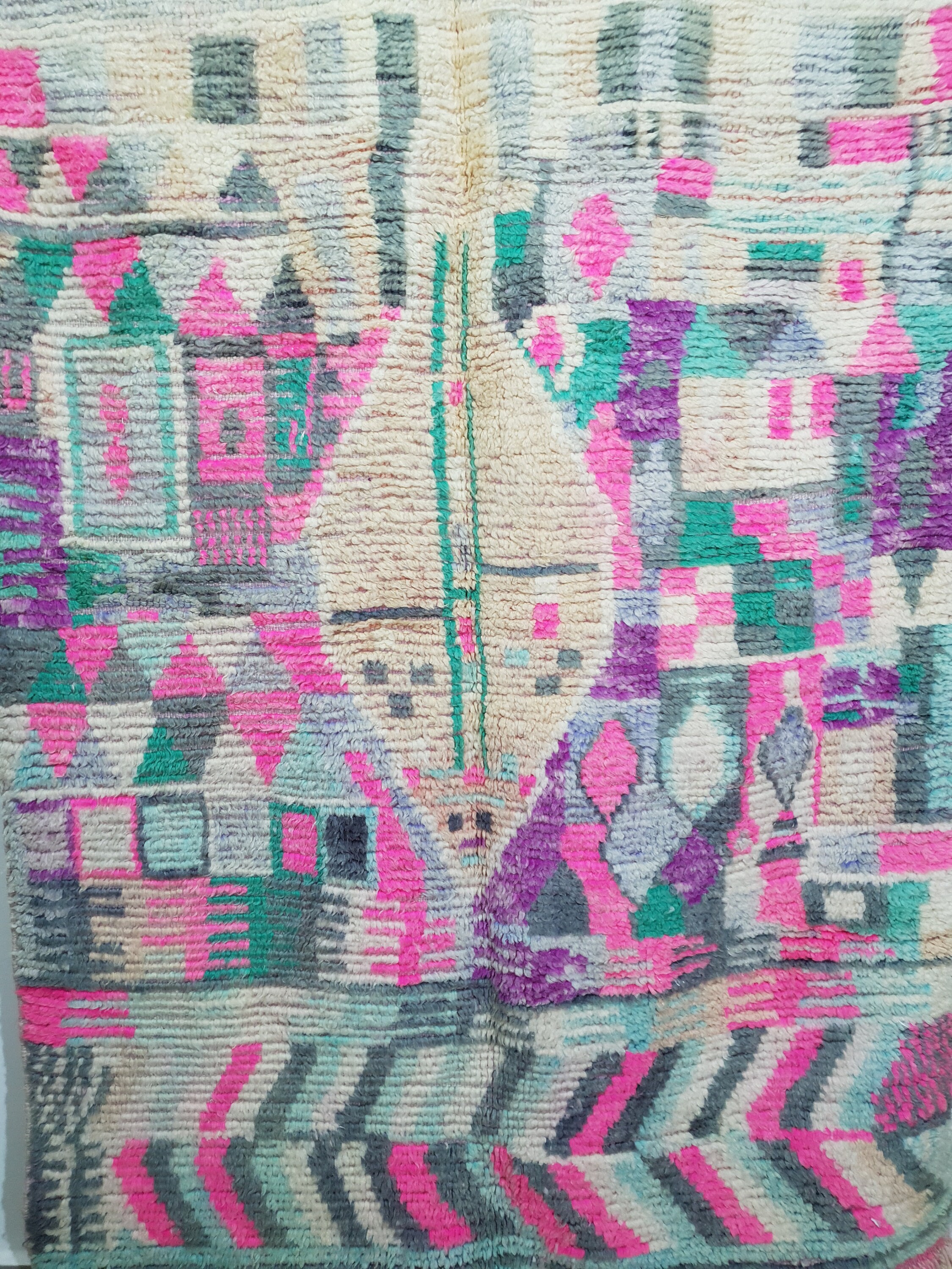 Tapis De Couloir Marocain Authentique Tapis Berbère Beni Ouarain Tapis ...