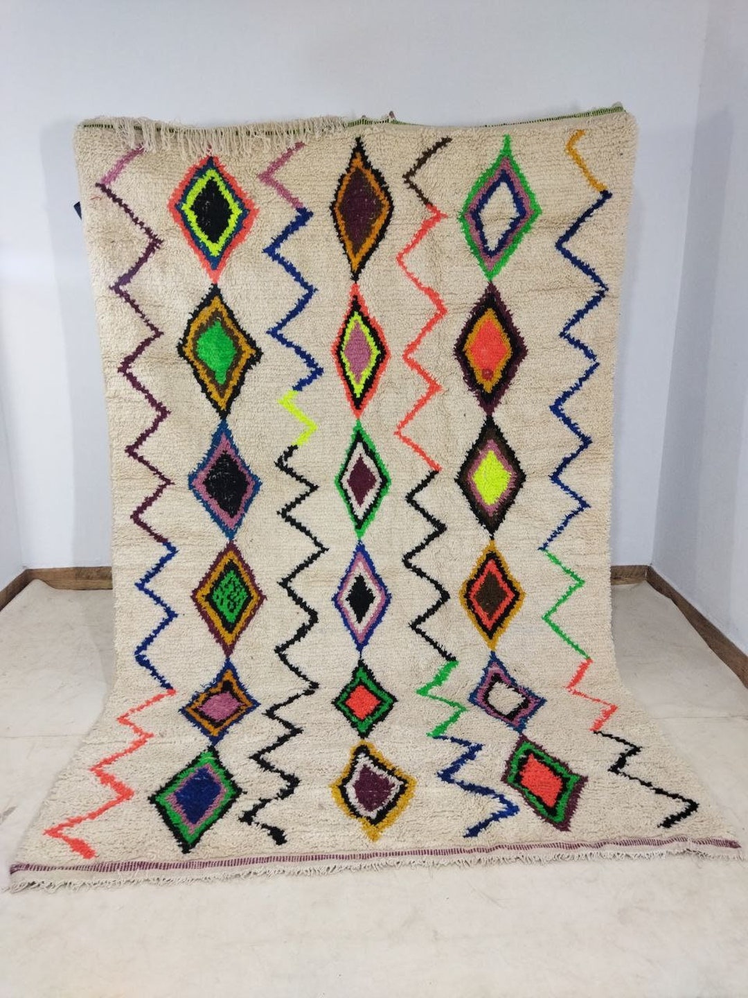 Colorful Rug, Minimal Rug, Abstract Rug ,living Room Rug, Hand Drawn ...