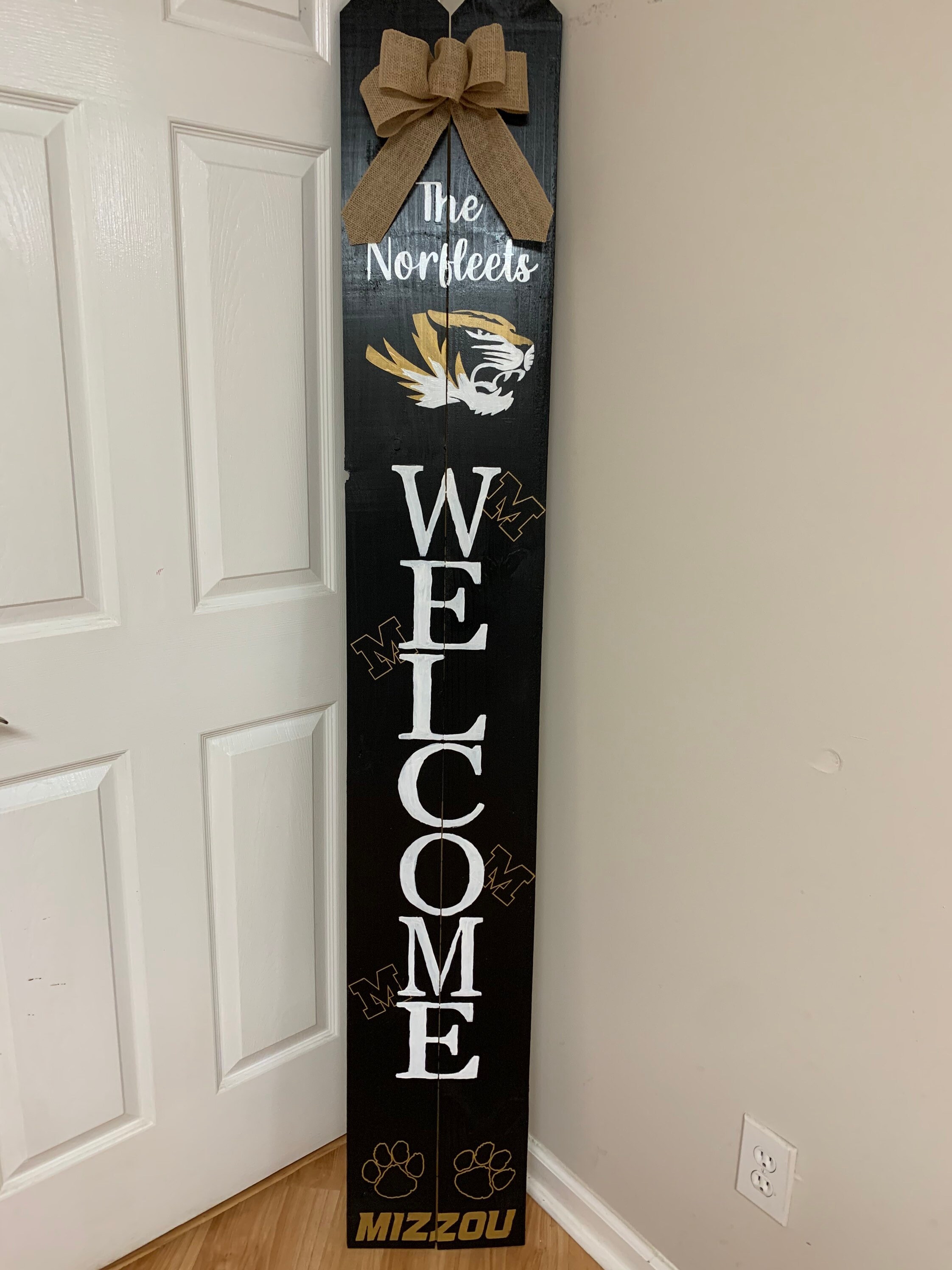 Collegiate Welcome Signs | Etsy