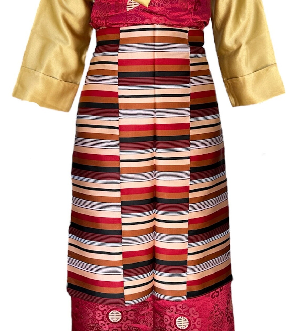 Tibetan Women's Traditional Dress Chupa, Shirt and Apron - Etsy