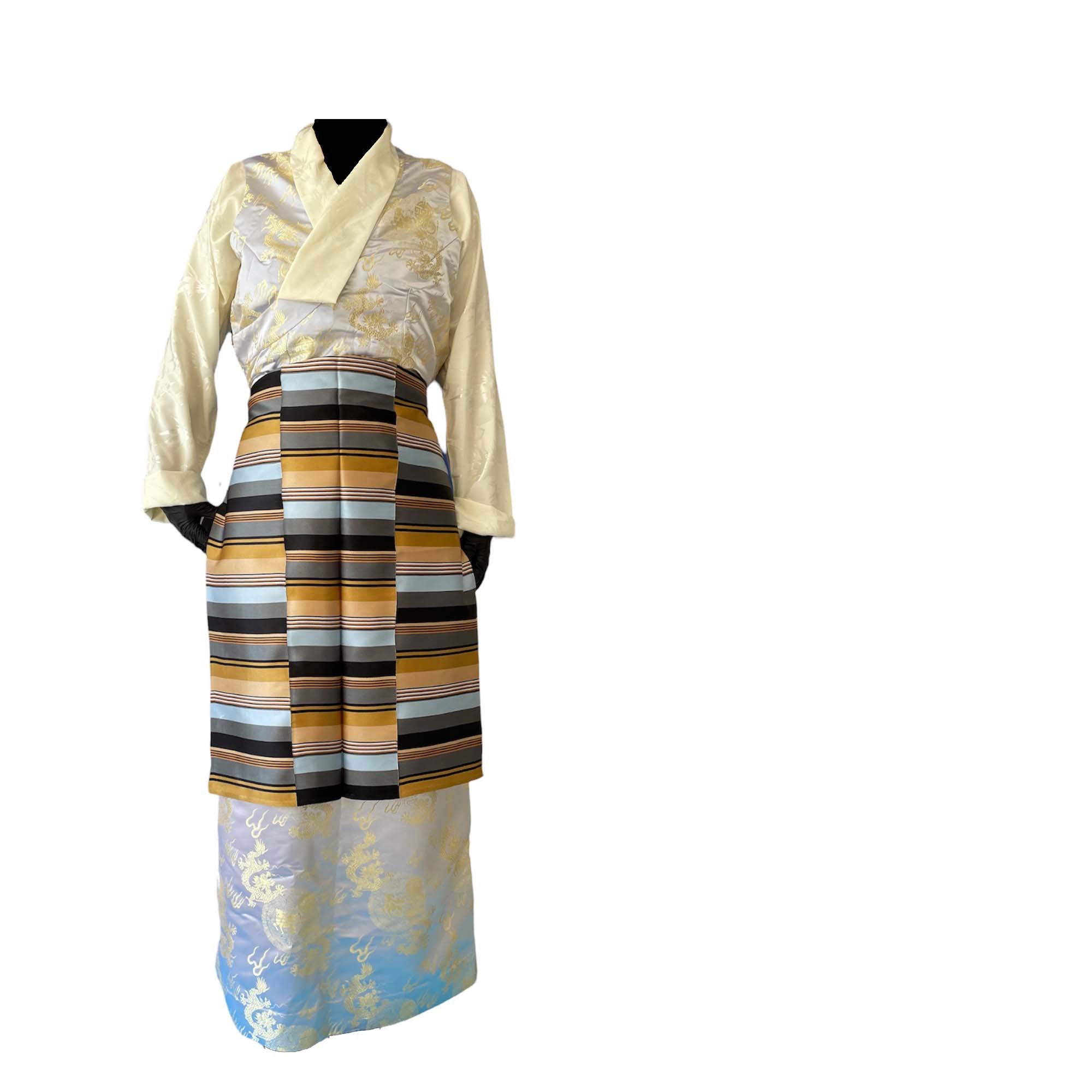 Tibetan Women's Traditional Dress Chupa, Shirt and Apron - Etsy