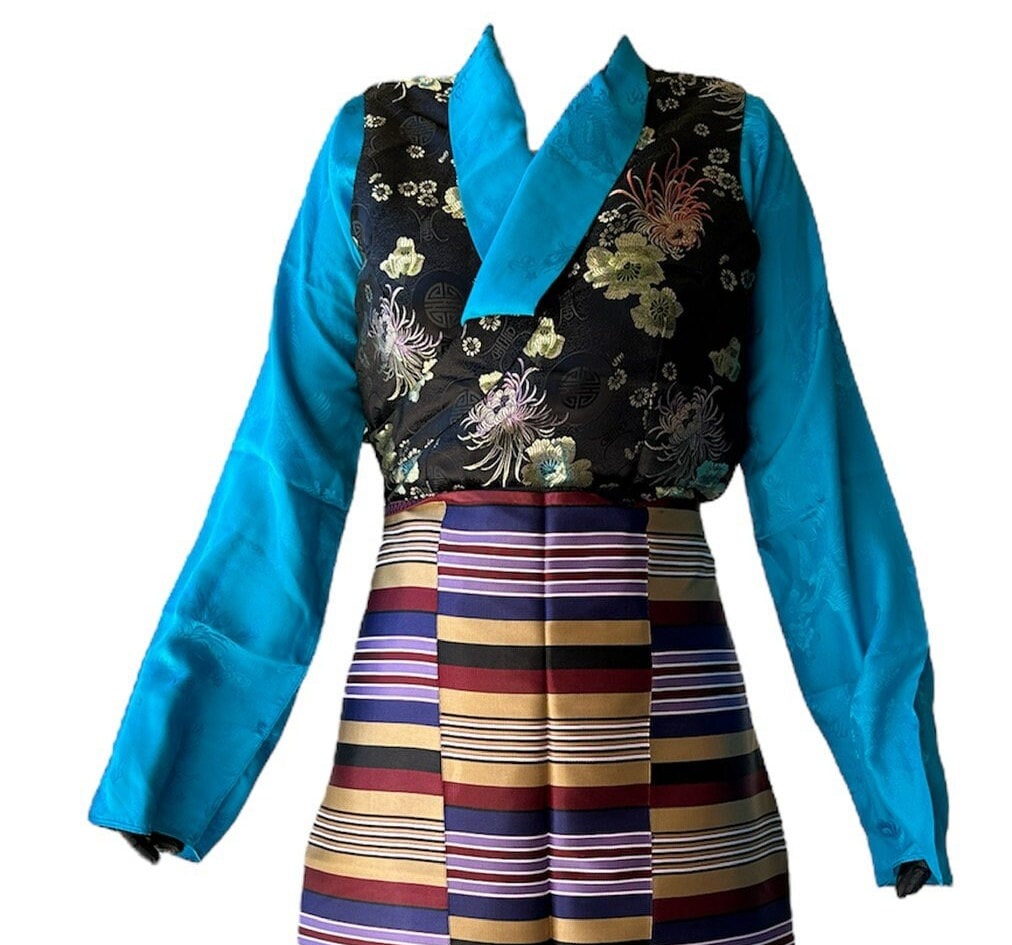 Tibetan Women's Traditional Dress Shirt, Chupa and Apron - Etsy
