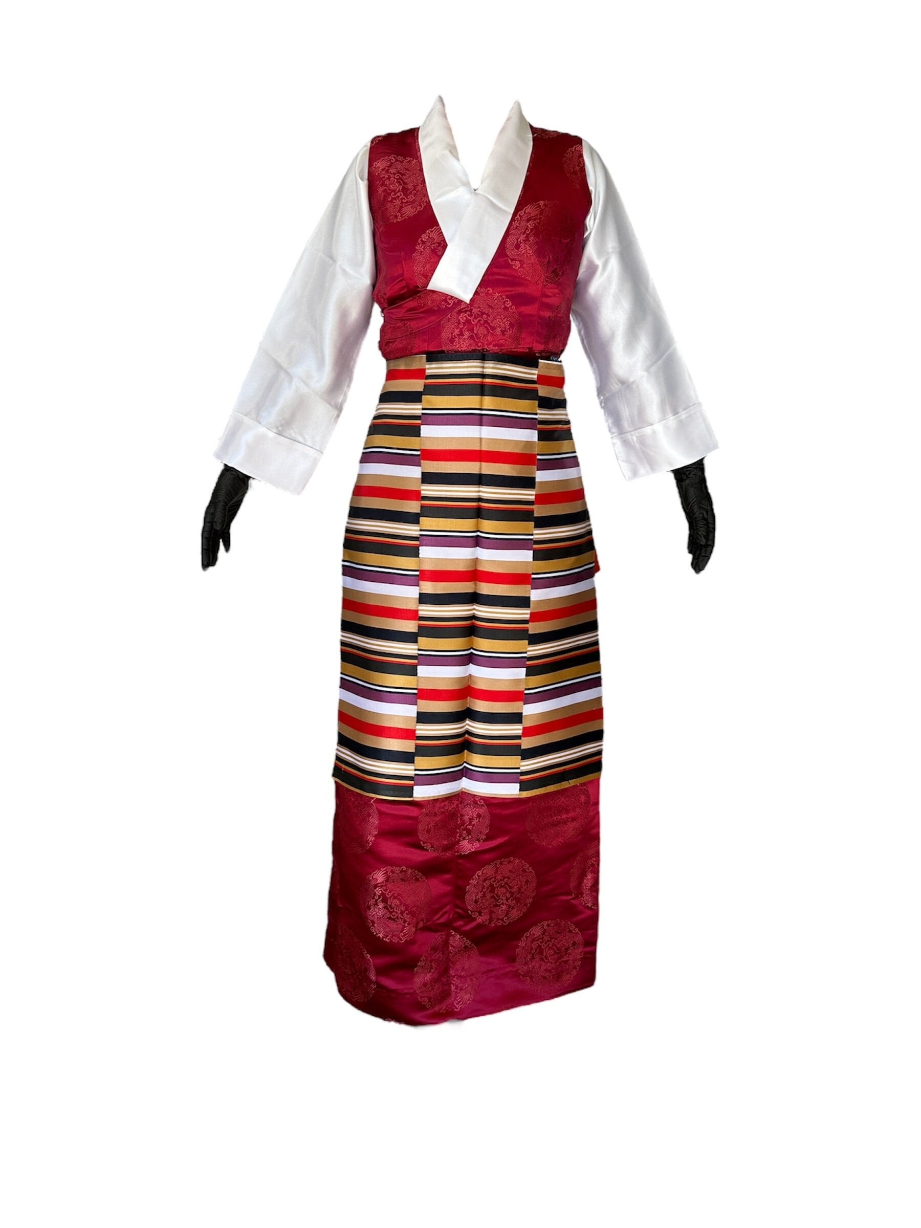 Tibetan Women's Traditional Dress Shirt, Dress and Apron - Etsy